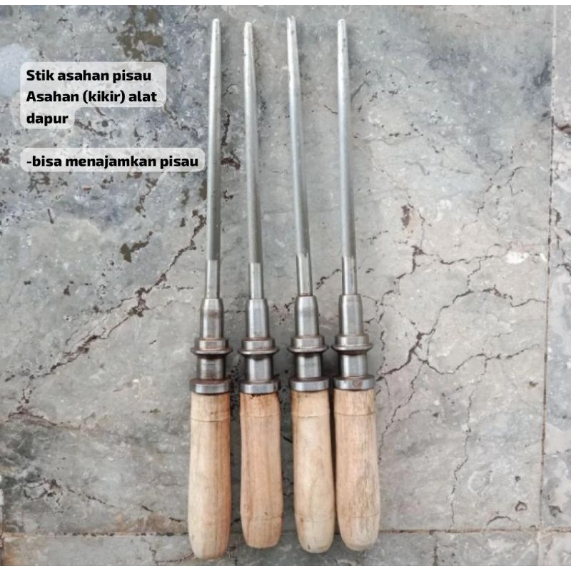 Jual Stik pengasah Pisau dapur - stik horning bar stainles Baja Asli ...