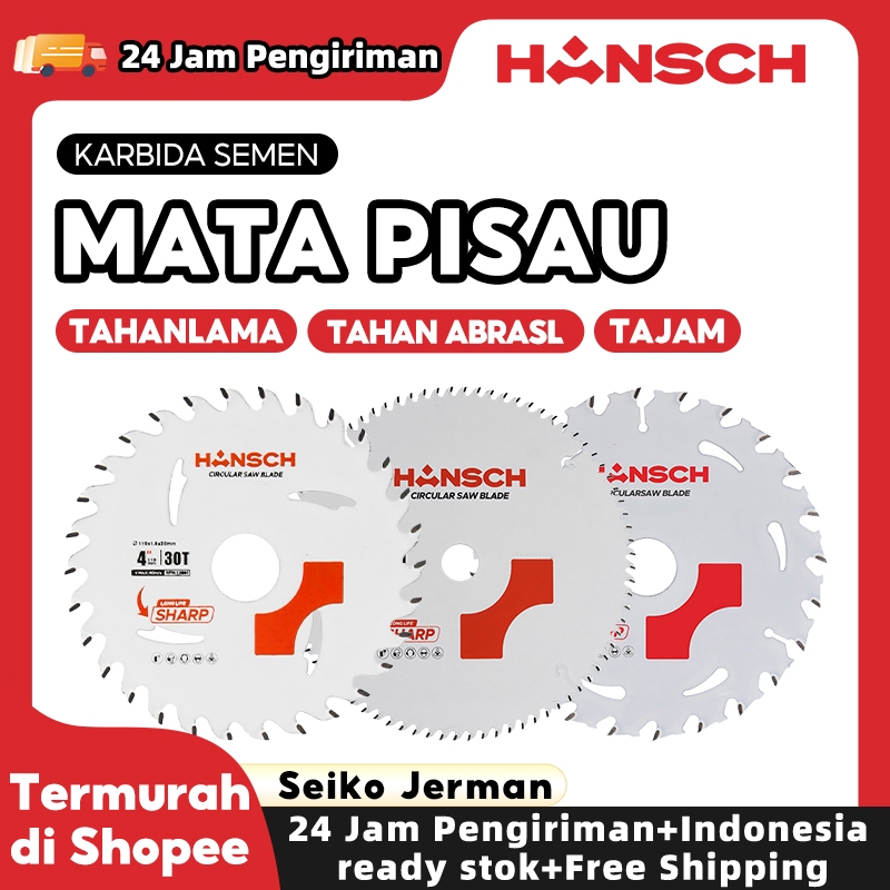 Jual HANSCH Mata Pisau Kayu （4"*30T-12"*120T） Mata Gerinda Kayu ...