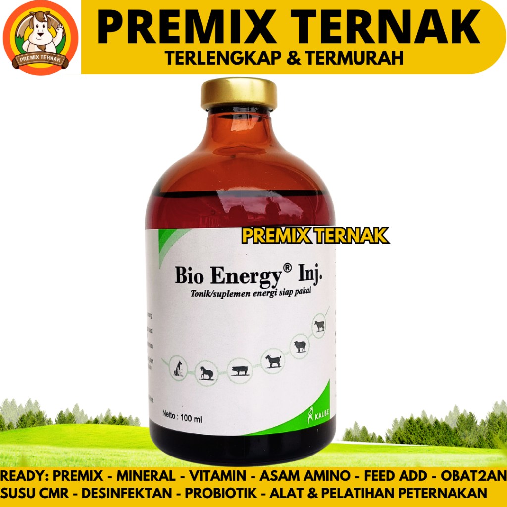 Jual BIO ENERGY INJ 100ML - Vitamin ATP Penguat Otot & Menambah Stamina ...