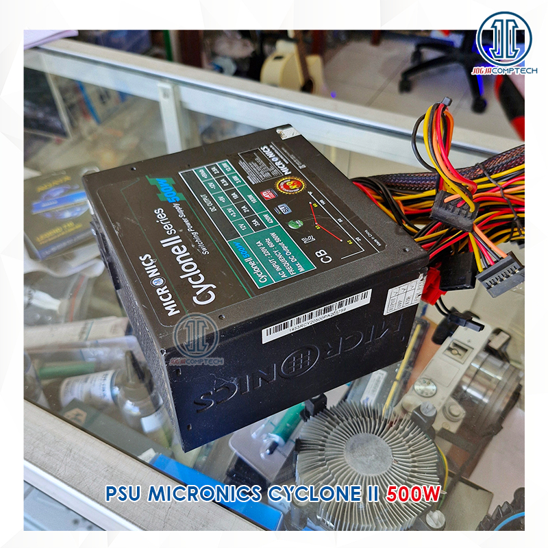 Jual PSU Power Supply Micronics Cyclone II 500W | Shopee Indonesia