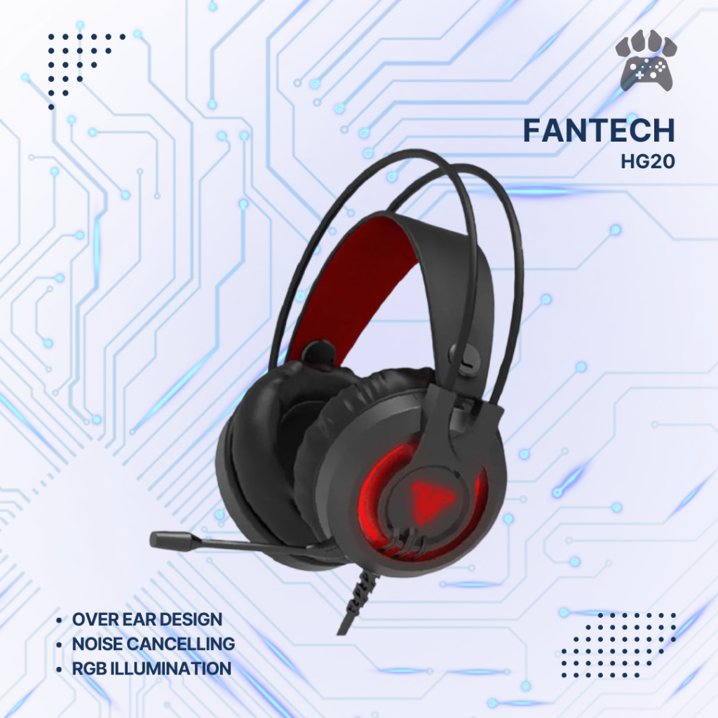 Jual FANTECH HG20 CHIEF II RGB Gaming Headset HG 20 | Shopee Indonesia