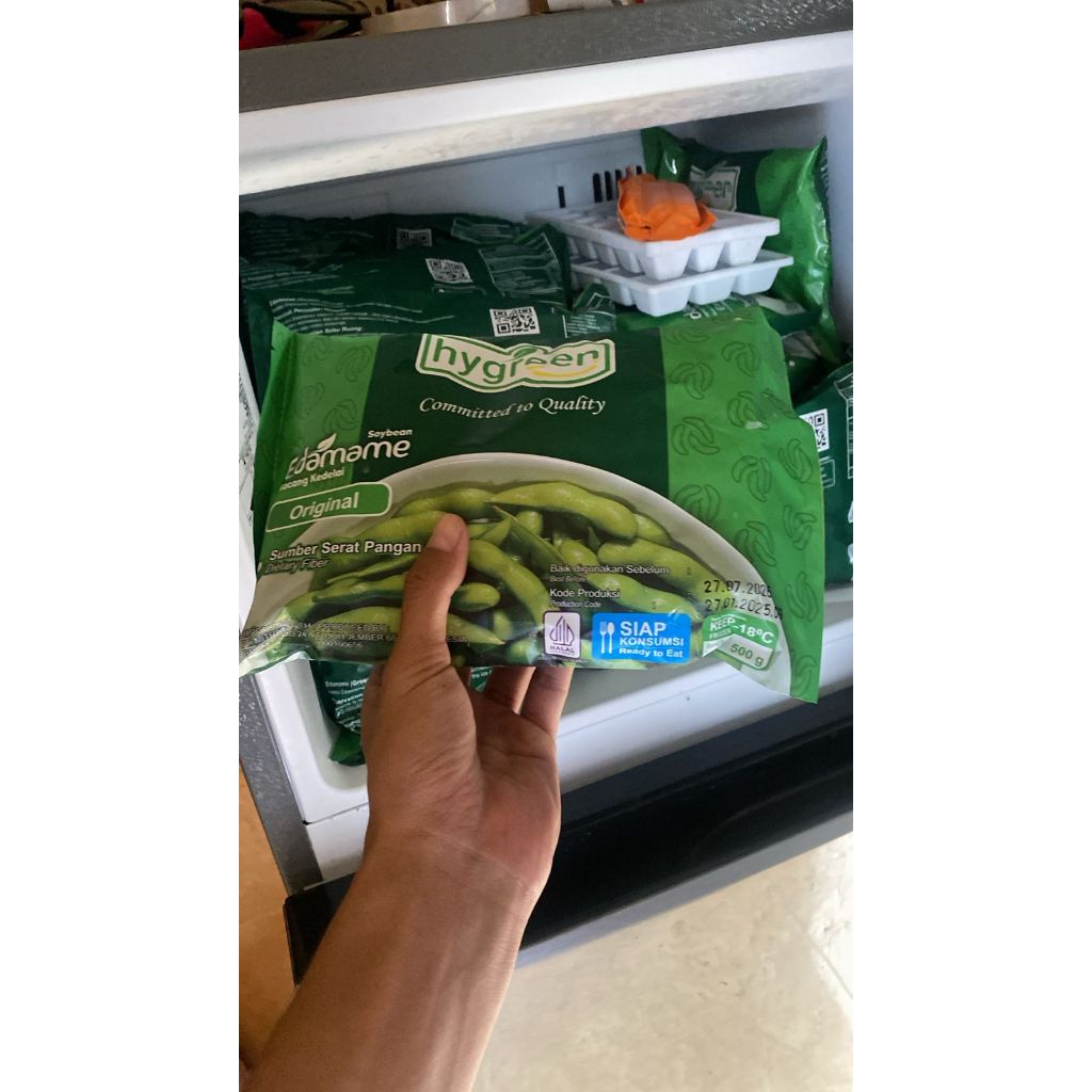 Jual EDAMAME FROZEN HYGREEN 500G ORIGINAL | Shopee Indonesia