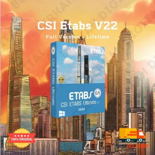Jual CSI Etabs Ultimate 2024 V22.3 I 2022 V20.3 Full Version (Win) | Shopee Indonesia