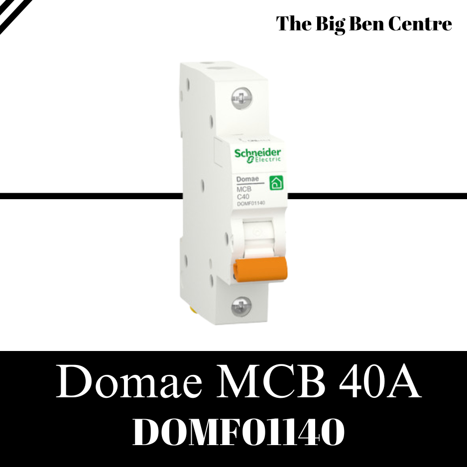 Jual Schneider Electric Domae MCB 1P 40A DOMF01140 | Shopee Indonesia