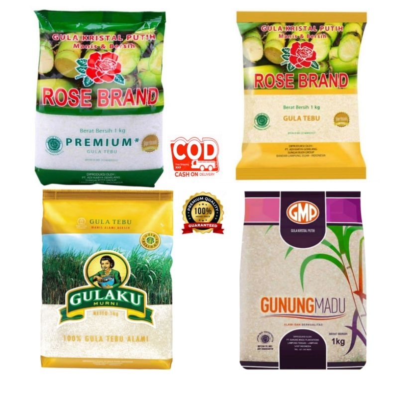 Jual gula pasir kemasan 1kg | Shopee Indonesia