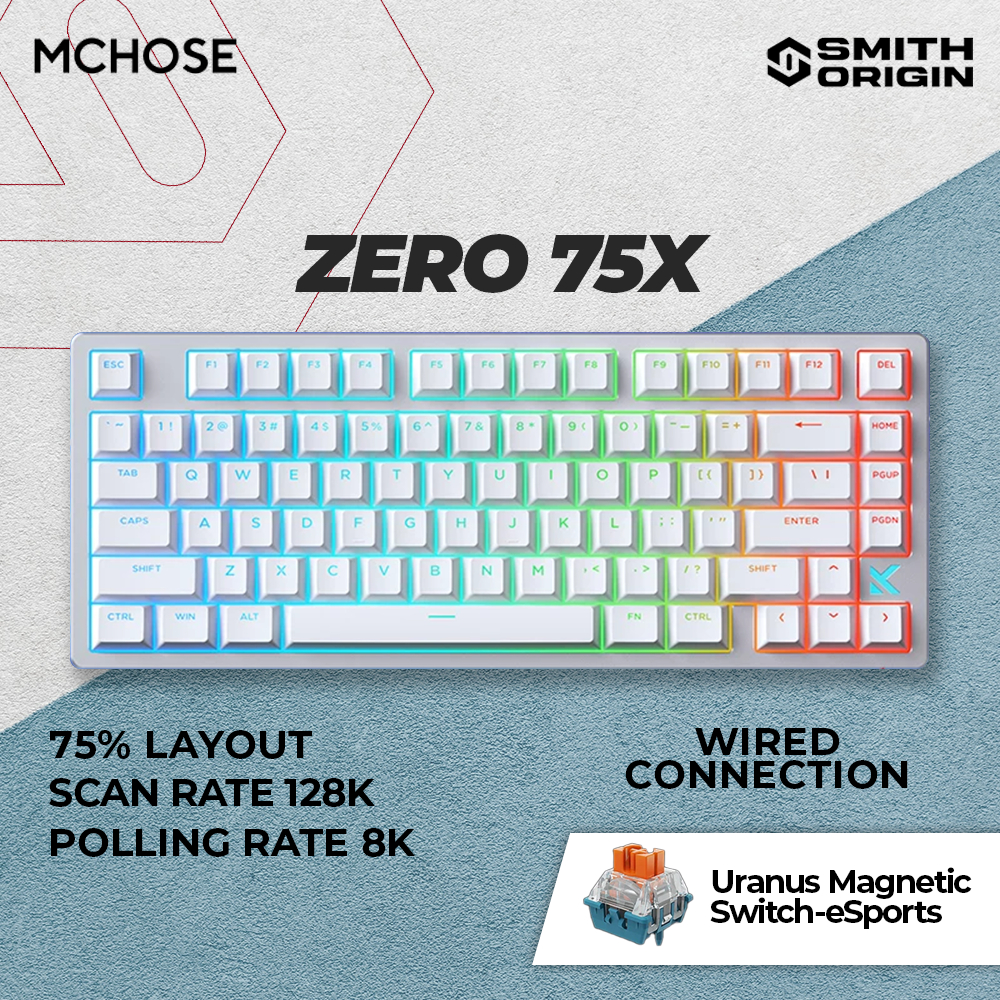 Jual Mchose Zero 75x Rapid Trigger Hall Effect Magnetic Switch Gaming Keyboard | Shopee Indonesia