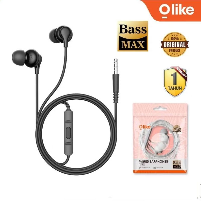 Jual Headset Olike E30s Earphone Bass Original | Shopee Indonesia