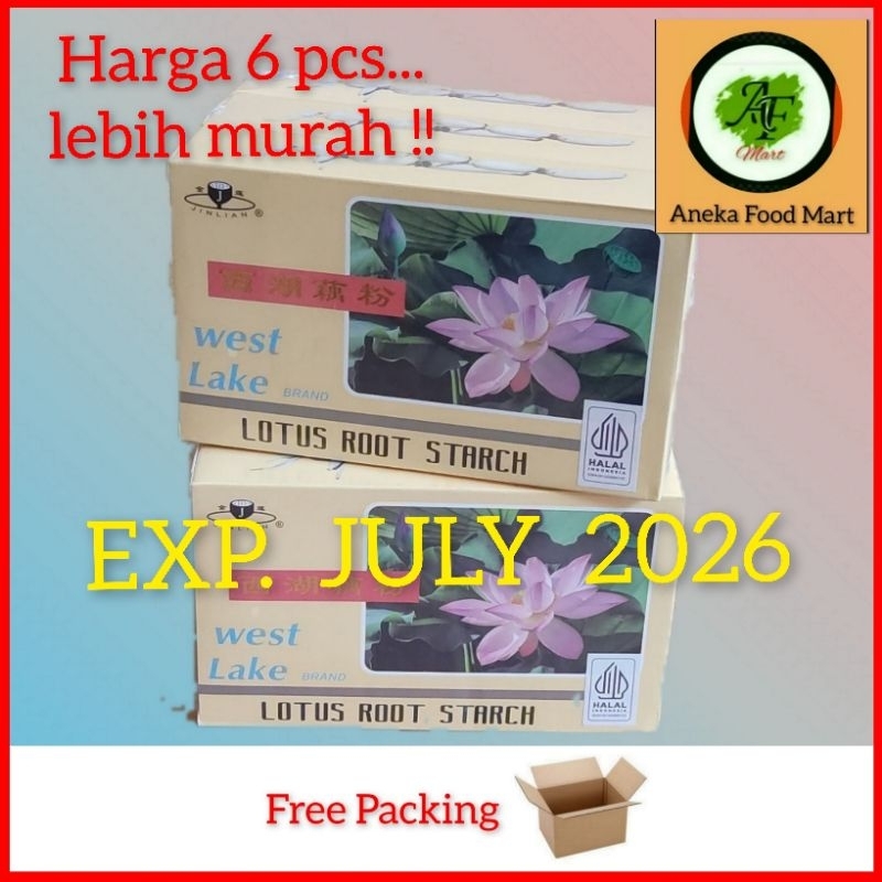 Jual West lake lotus root starch/ Bubuk teratai/ Minuman serbuk Pati ...