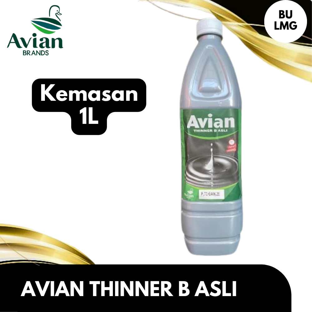 Jual Avian Thinner B Asli 1L - Pengencer Cat Kayu dan Besi | Shopee Indonesia