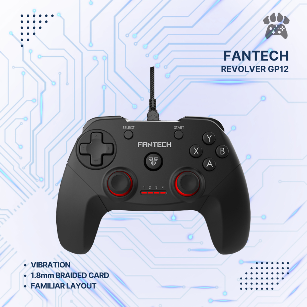 Jual Fantech GP12 / GP-12 REVOLVER Gaming Controller - Gamepad | Shopee ...