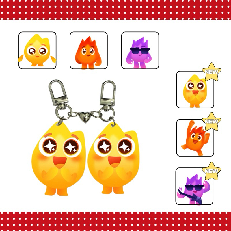 Jual PET STREAK API TIKTOK KEYCHAIN GANTUNGAN KUNCI COUPLE | Shopee ...