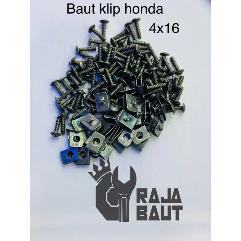 Jual baut klip honda VARIO BEAT baut klip batok 4x16(minimal 50pcs ...