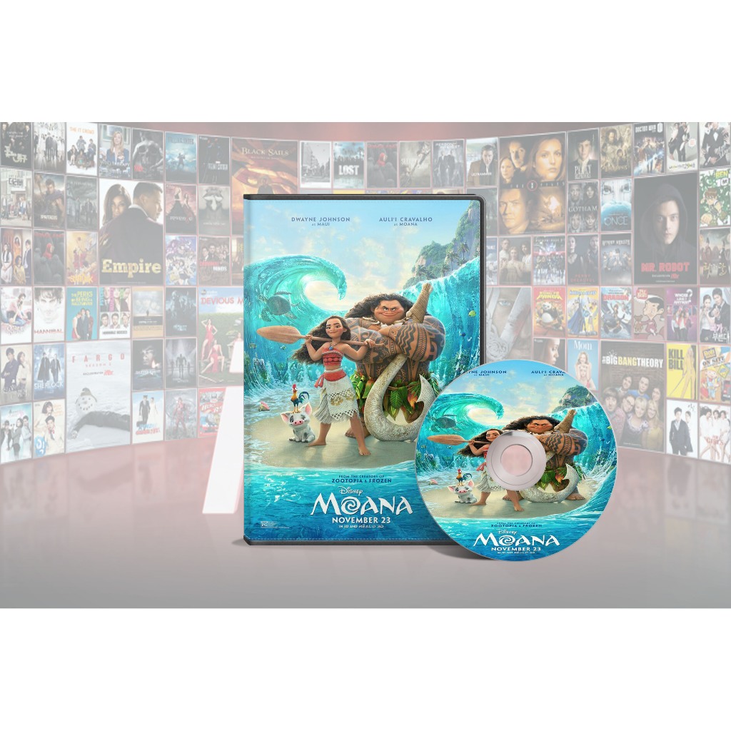 Jual DVD Film Animasi Moana & Moana 2 (2016-2024) | Shopee Indonesia