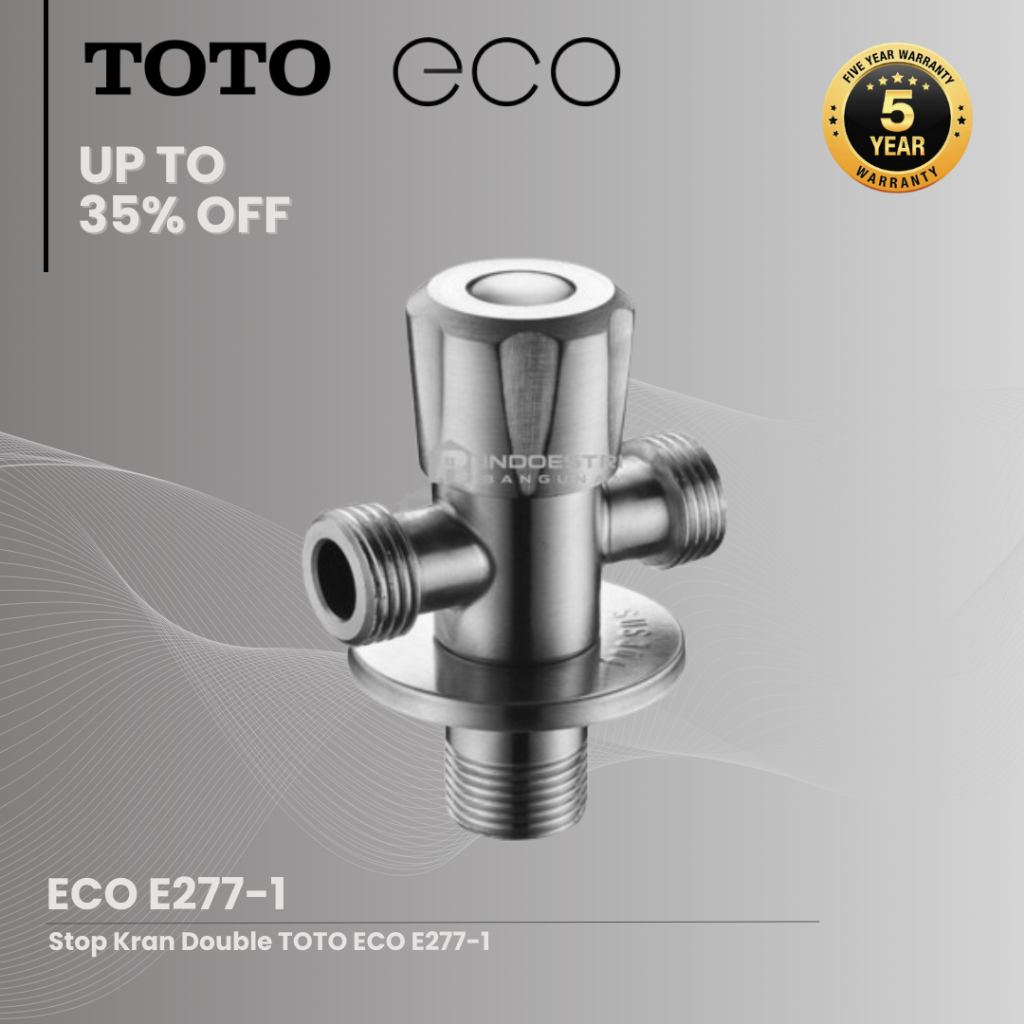 Jual Stop Kran Double TOTO ECO E277-1 / Stop Kran Cabang ECO E277-1 | Shopee Indonesia