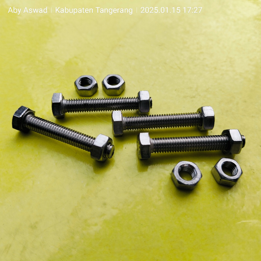 Jual BAUT STAINLESS M5 X 20 / BAUT 8 KUNCI 8 / BAUT SS M5 X 20 SUS 304 ...
