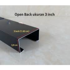 Jual Kusen Aluminium Bahan Kusen Aluminium Batangan Open Back 3 ...