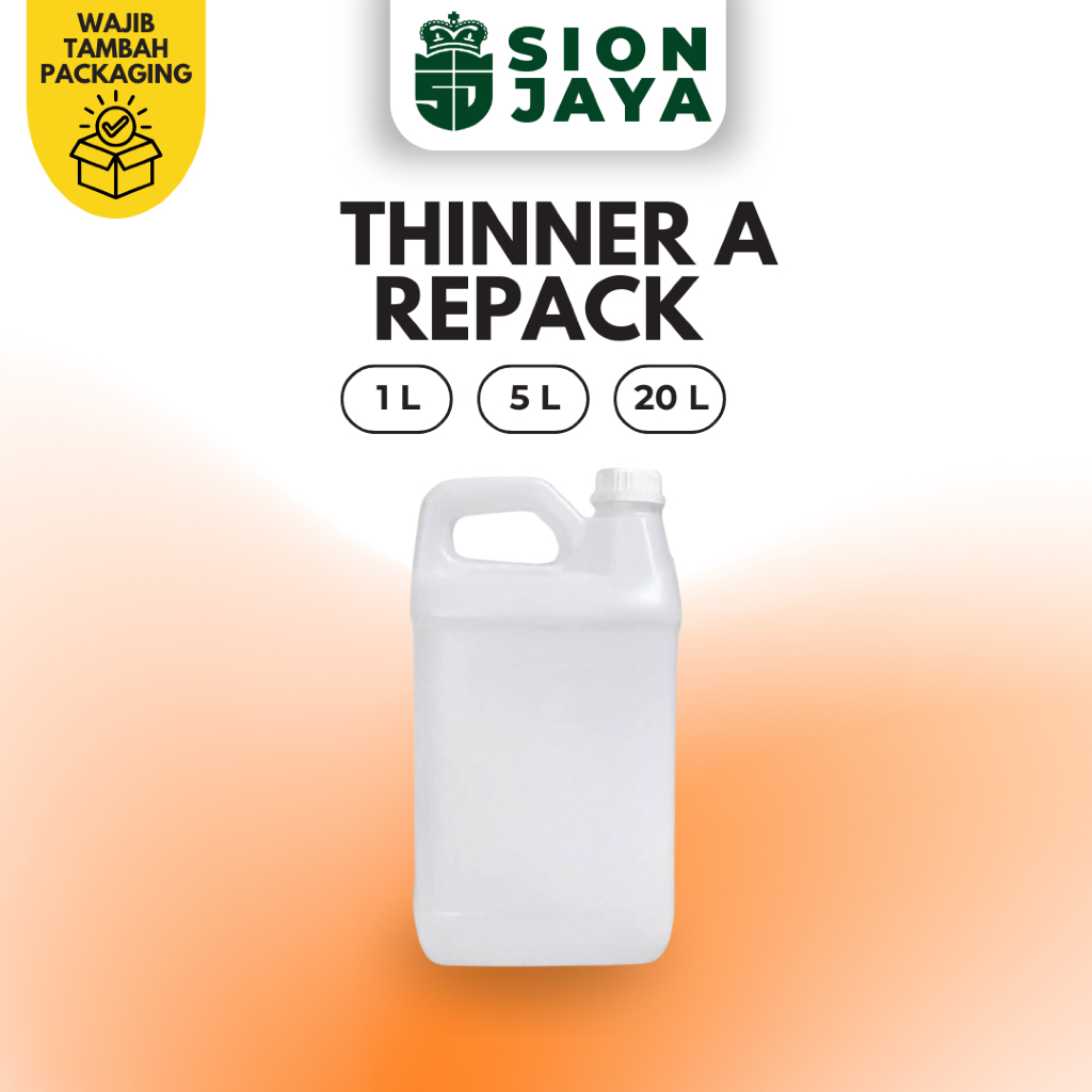 Jual [500ml/1L] Thinner A [PLUS JERIGEN] | Shopee Indonesia