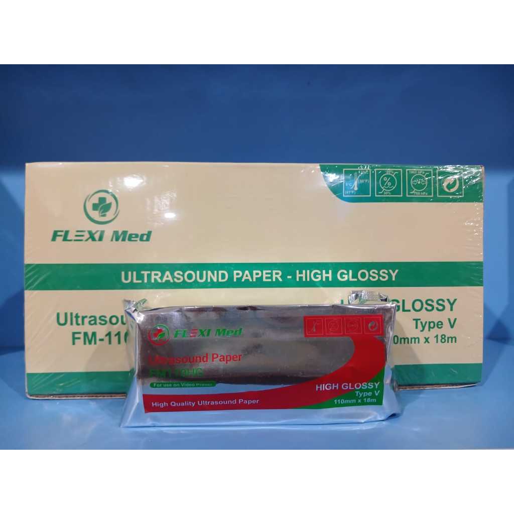 Jual FLEXI Med Kertas USG / Ultrasound Paper 110 mm x 18 m | Shopee ...