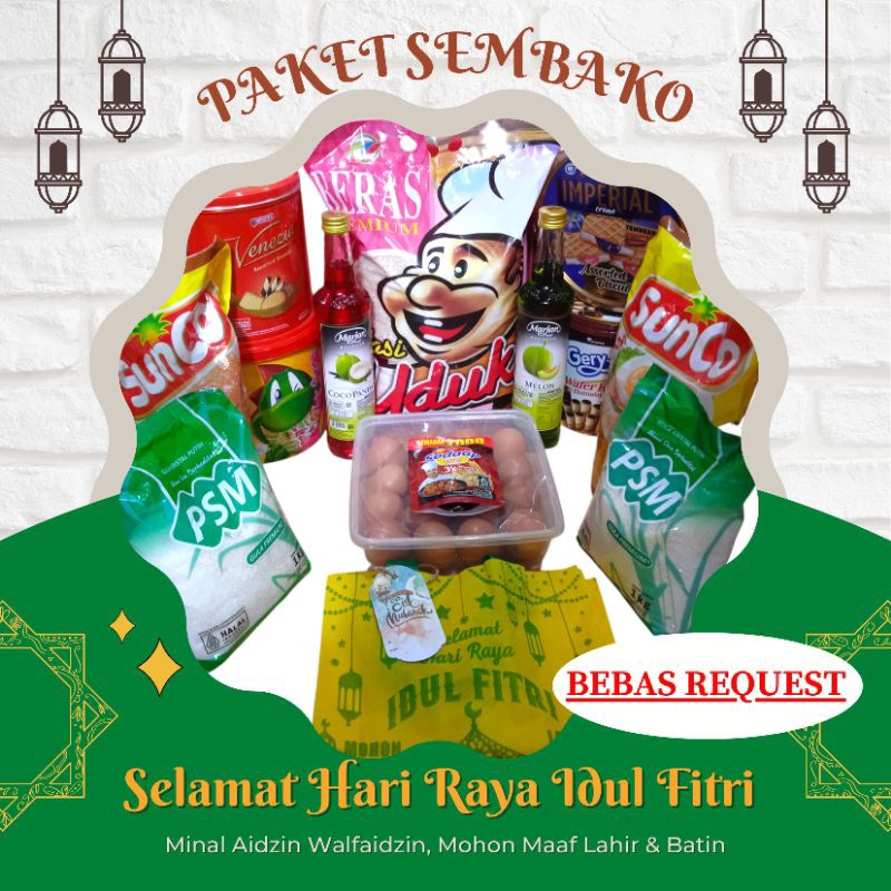 Jual REQUEST PARSEL SEMBAKO HAMPERS LEBARAN IDUL FITRI | Shopee Indonesia