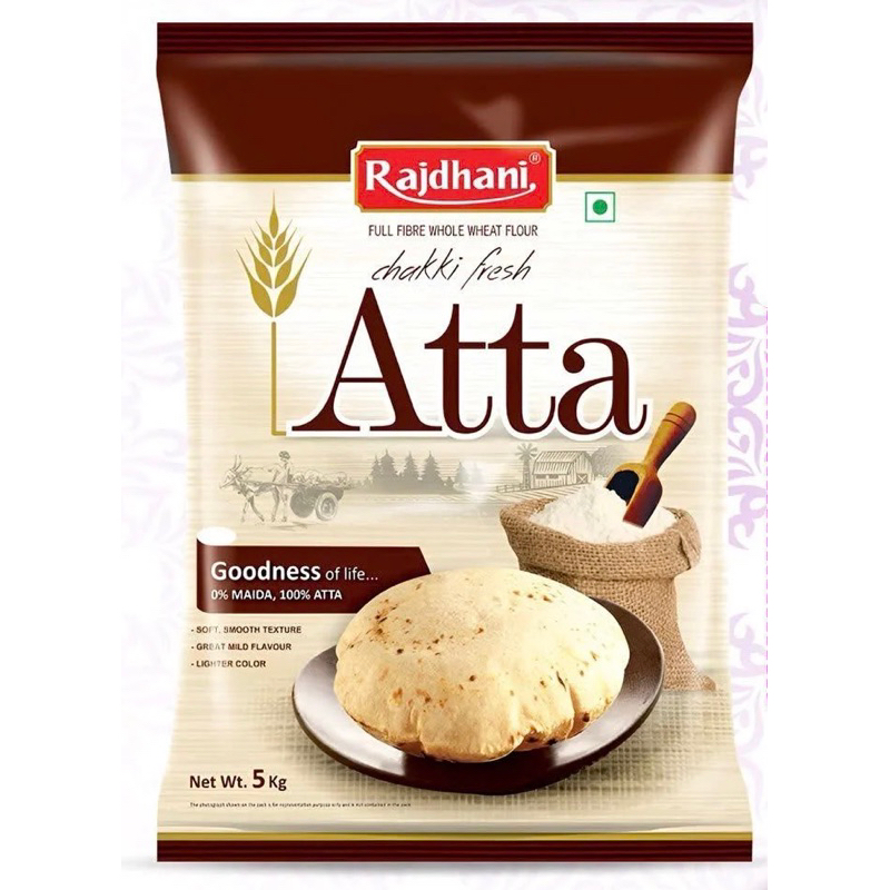 Jual Atta, Rajdhani Atta, Pillsburry Atta (5 Kg) Prima Chakki Fresh ...