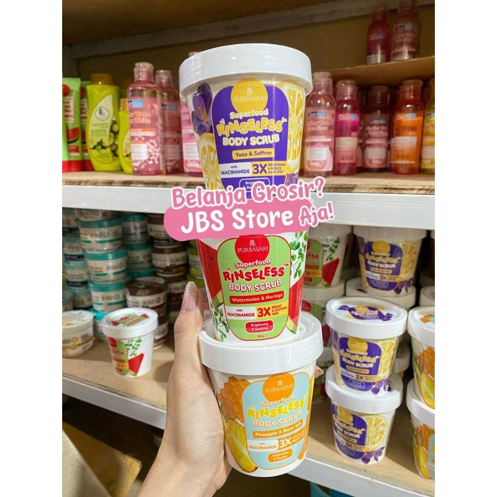 Jual [JBS STORE] Purbasari Superfood Rinseless Body Scrub / Lulur Tubuh ...