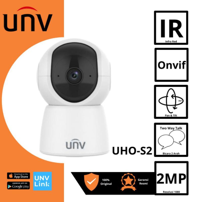 Jual Camera Baby Cam UNV UHO-S2E 2MP Onvif Free MMC Smart Baby Kamera ...