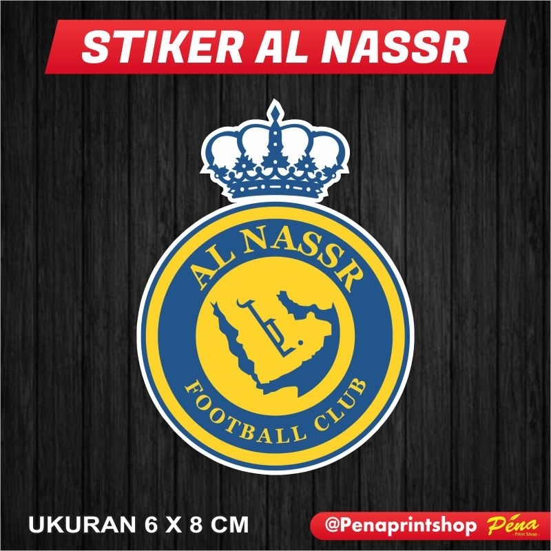 Jual Stiker Al Nassr / Logo Al Nasr Ronaldo Waterproof | Shopee Indonesia