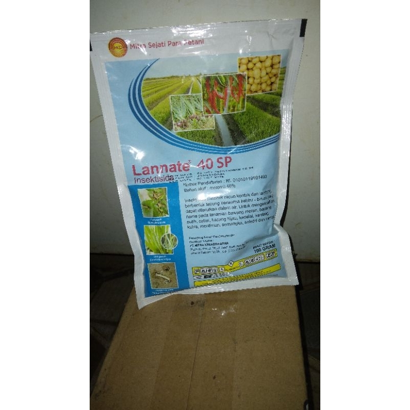 Jual insektisida lannate 40 sp 100 gram 250 gram Biru | Shopee Indonesia