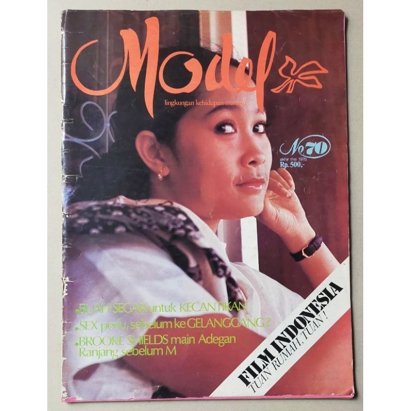 Jual Majalah lawas MODEL no.70 / Mei 1978 : Cover Yenny Rachman ada ...
