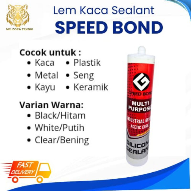 Jual SPEED BOND Lem Botol Silikon Lem Kaca Sealant Lem Akuarium Botol | Shopee Indonesia