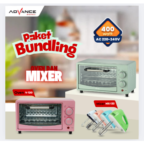 Jual 【Bisa dikirim hari ini】Oven+Mixer Advance Oven Listrik 400W Low ...