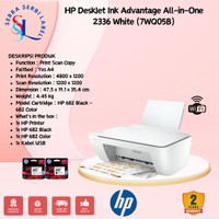 Jual Printer Deskjet Ink Advantage HP 2336 White All in One (Print Scan ...