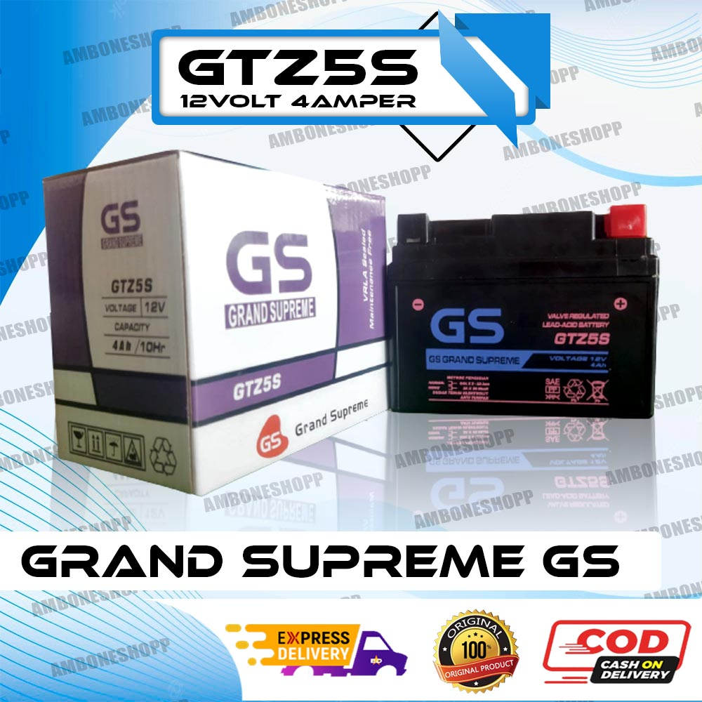Jual AKI MOTOR GTZ5S GS Beat, Scoopy, Vario 110, Supra x125 | Shopee ...
