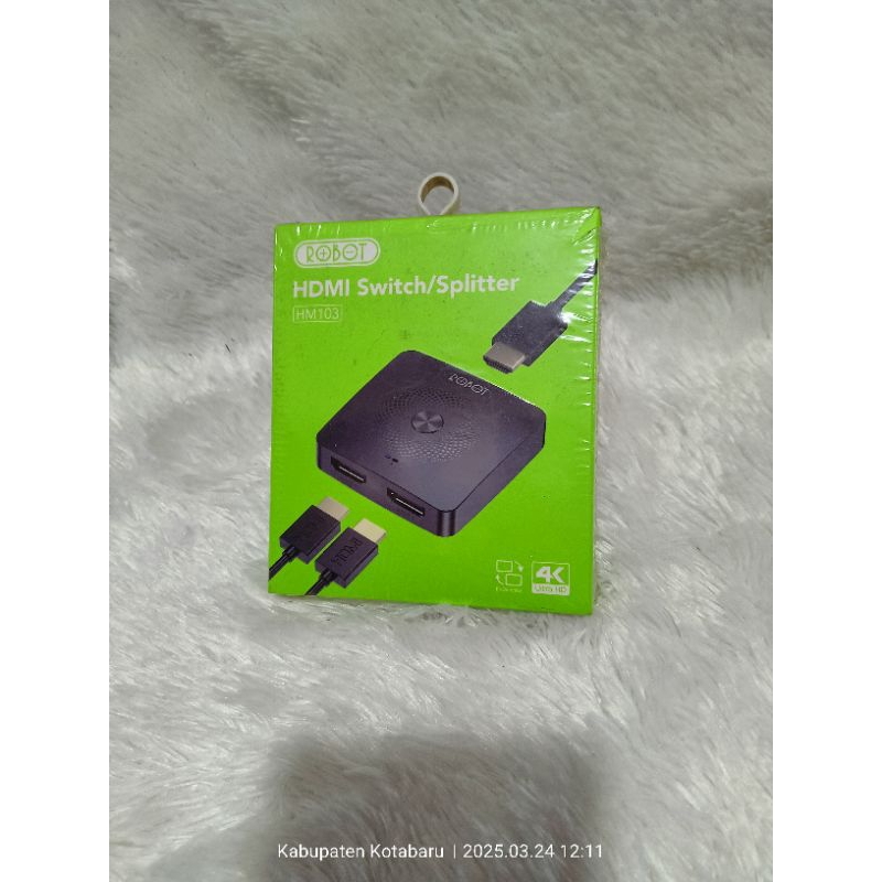 Jual HDMI SWITCH SPLITTER ROBOT HM103 | Shopee Indonesia