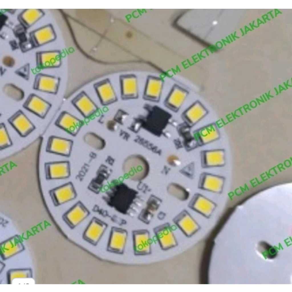 Jual RE2516 komponen servis service lampu led bulat smd 2835 putih 220v ...