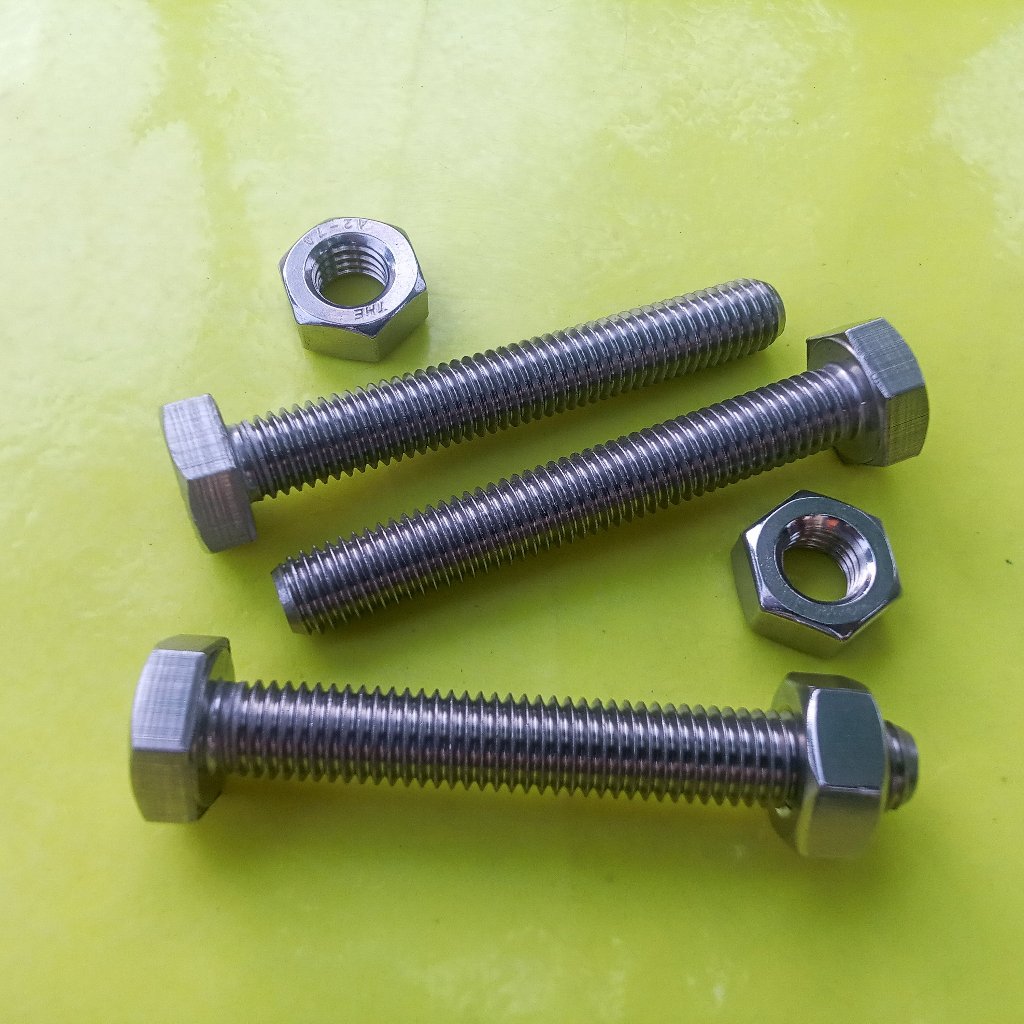 Jual BAUT STAINLESS M10 X 40 / BAUT 17 KUNCI 17 / BAUT SS M10 X 40 SUS ...
