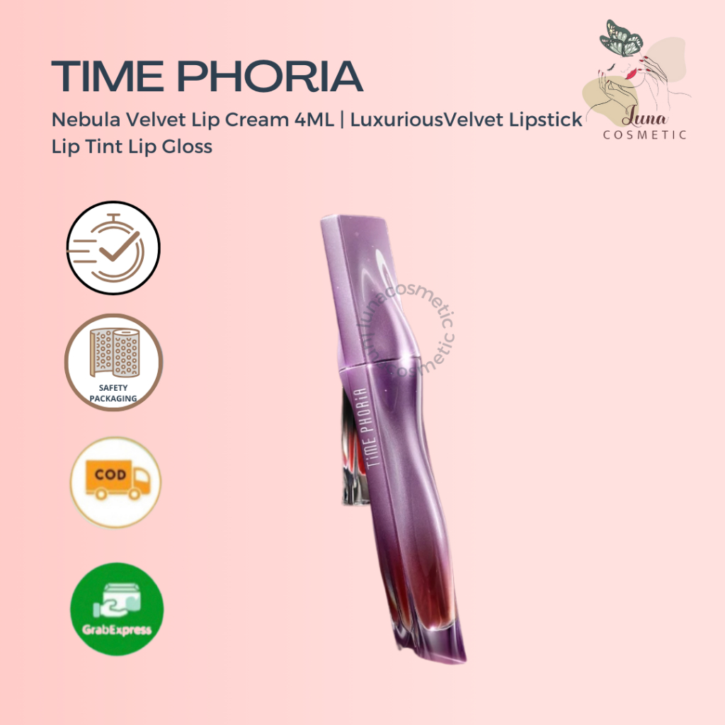 Jual TIME PHORIA - Nebula Velvet Lip Cream 4ML | LuxuriousVelvet ...