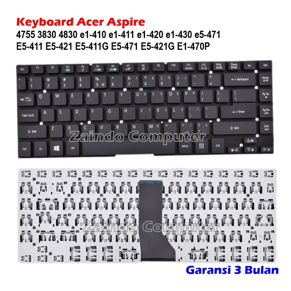 Jual KEYBOARD ACER ASPIRE 4755G 4755 R7-571 V3-471G V3-471 R7-532 4830 ...