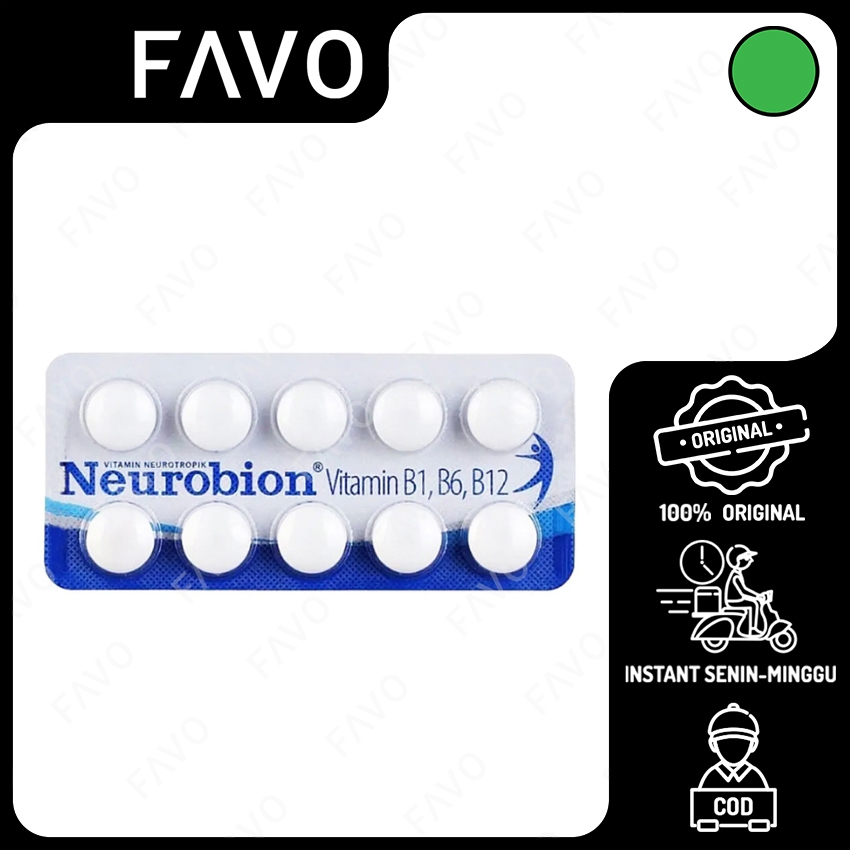 Jual Neurobion Suplemen Kesehatan Saraf - 10 Tablet | Shopee Indonesia