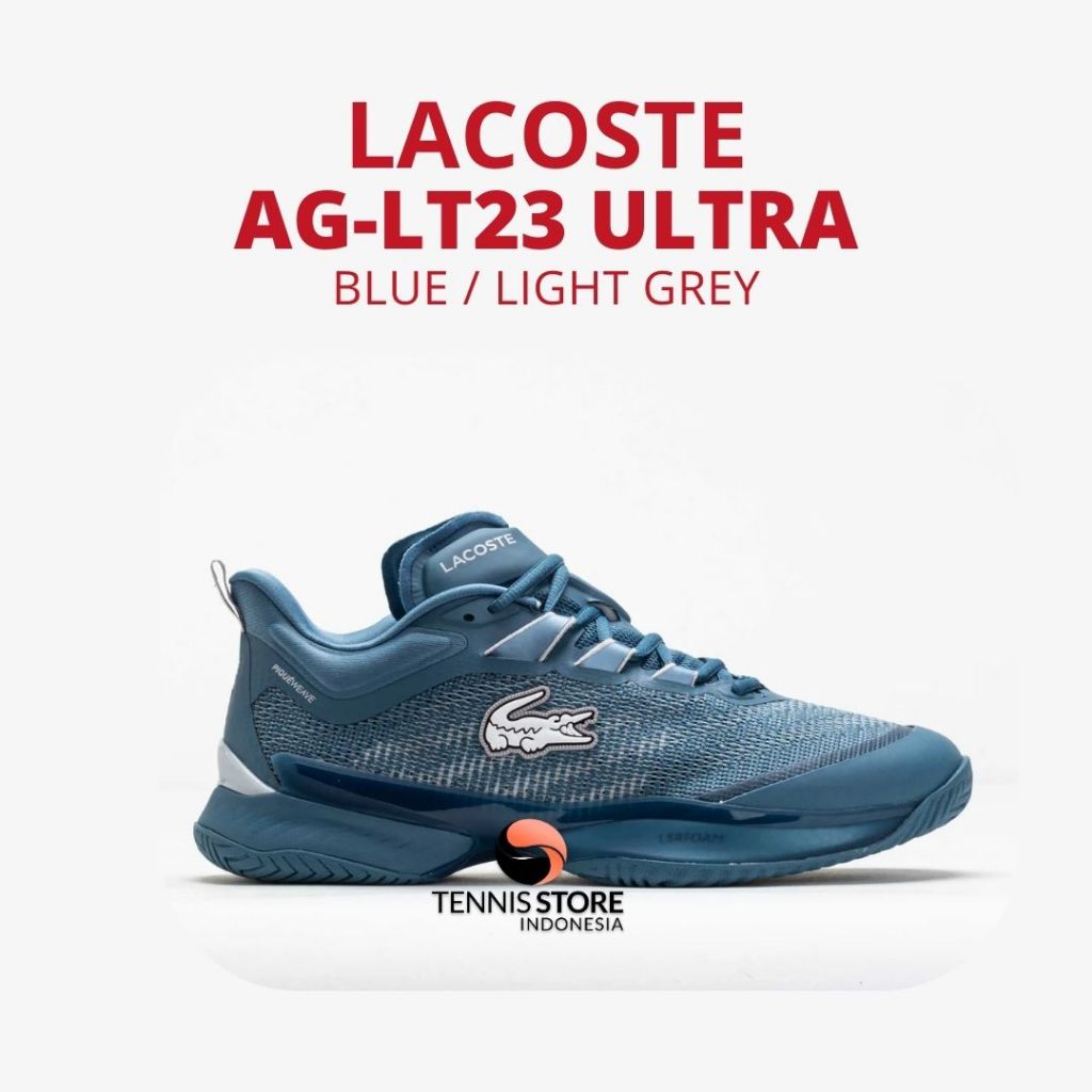 Jual Sepatu Tenis Lacoste AG LT23 / AG-LT23 / AGLT23 ULTRA / Blue Light ...