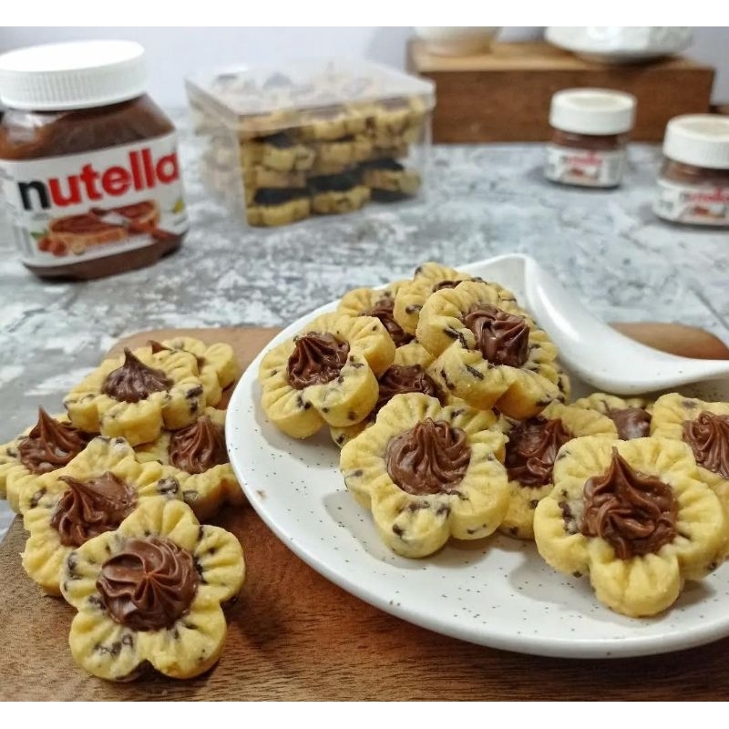 Jual Nuttela cookies cookies paling laris karna perpaduan cookies dan ...