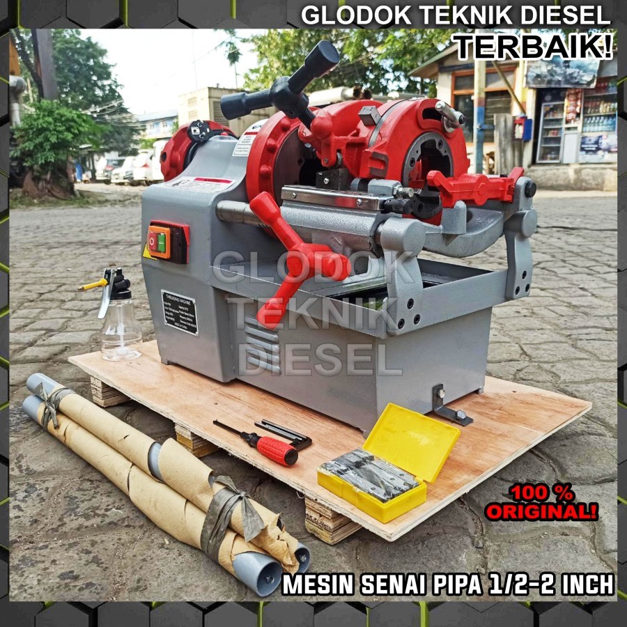 Jual MESIN SENAI PIPA LISTRIK 1/2" - 2" Pipe Threading Machine 2 INCH ...