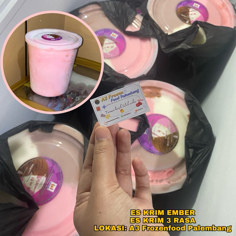 Jual ES krim Miami | Es krim neapolitan | es krim 3 rasa | neapolitan ...