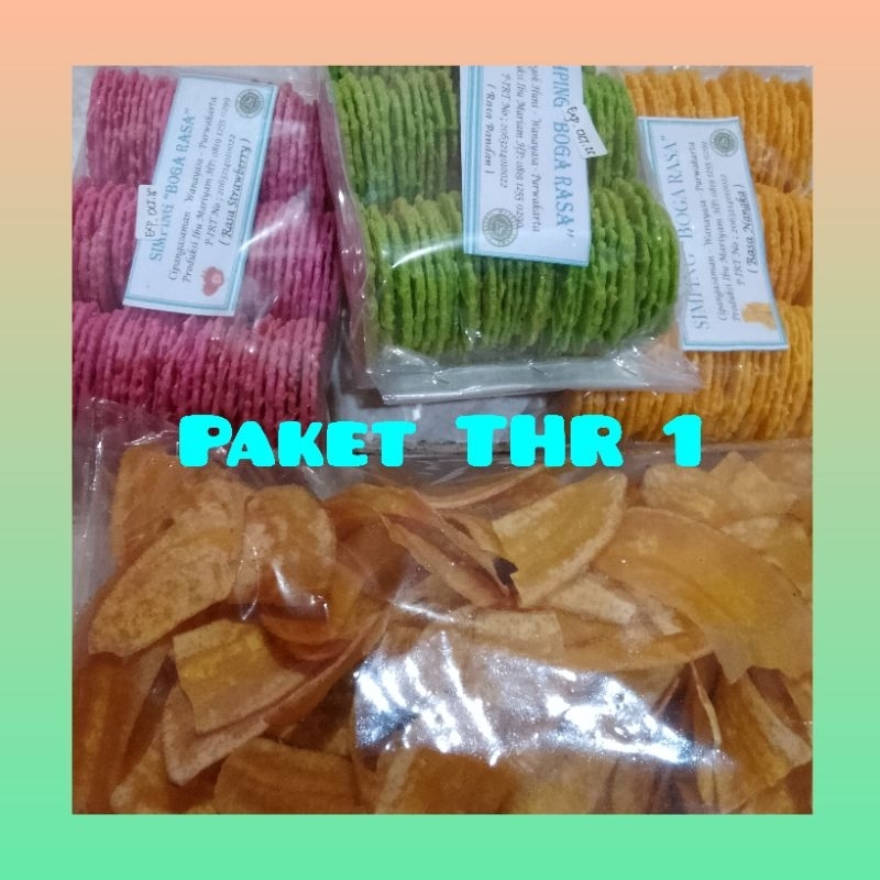 Jual Paket THR 1 simping aneka rasa manis plus keripik | Shopee Indonesia