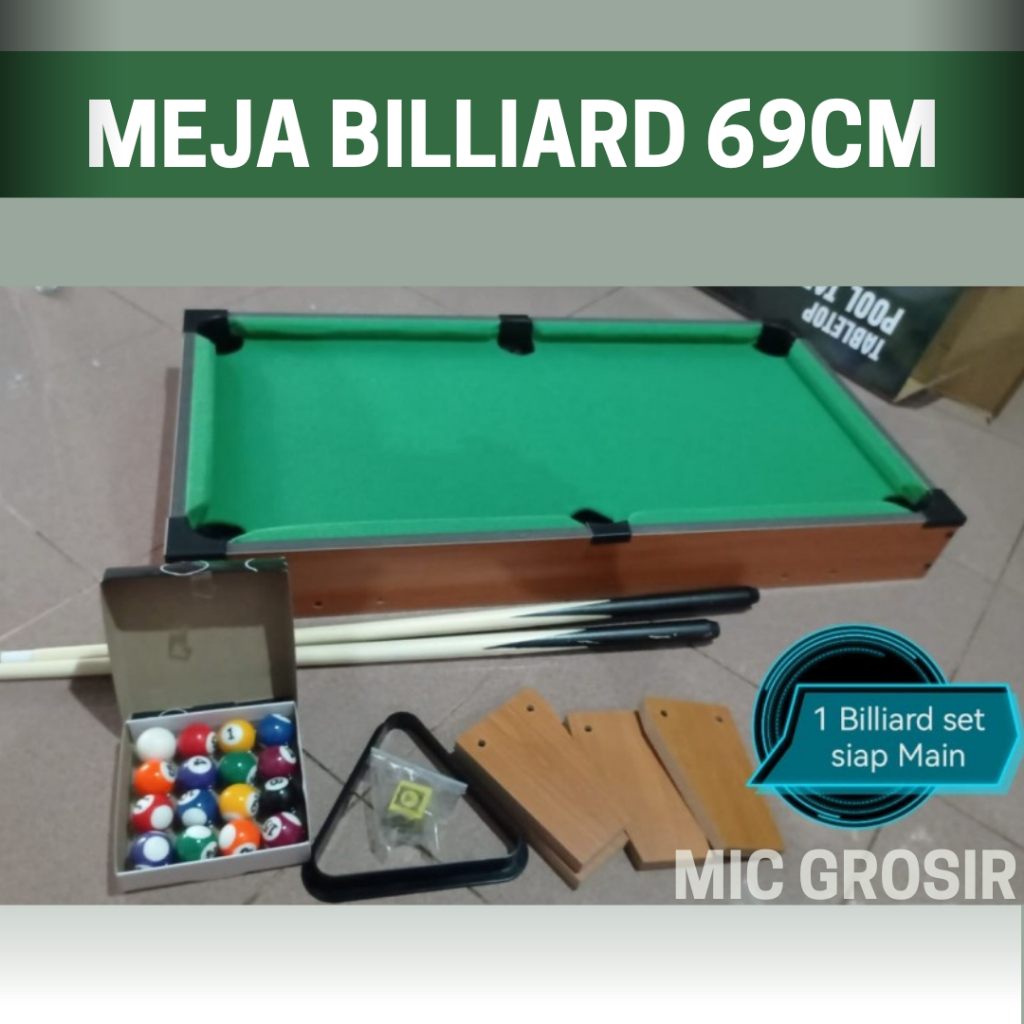 Jual Meja Billiar Bilyard Mainan Anak Besar 69cm Hadiah Ulang Tahun ...