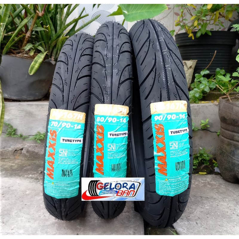 Jual Ban Matic Maxxis M6167H 70/90-14 , 80/90-14 , 90/90-14 Tubetype ...