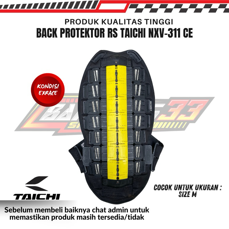 Jual Back Protektor RS TAICHI NXV-311 CE ORIGINAL | Shopee Indonesia