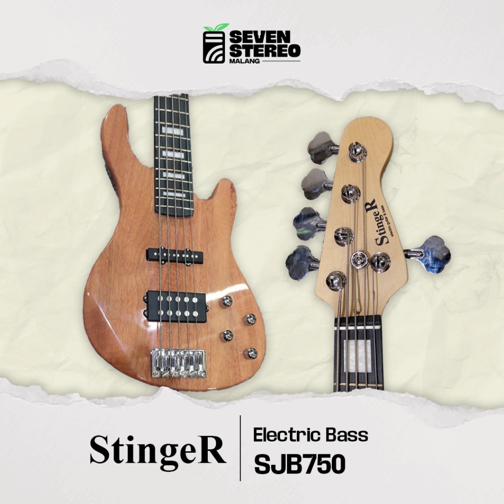 Jual Stinger SJB750 5 String Bass - Bass Elektrik 5 Senar Original ...