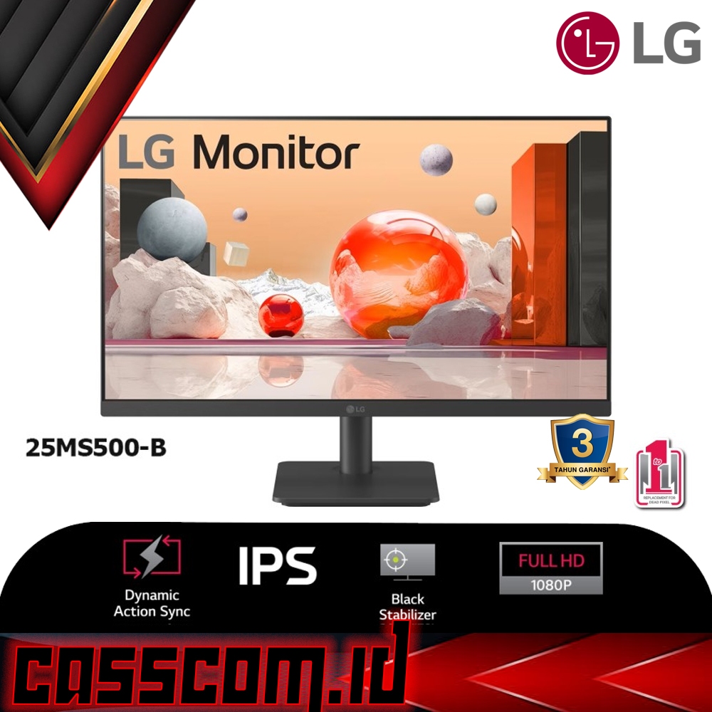 Jual LED LG 25MS500-B 25'' FHD monitor with AMD FreeSync 100Hz | Shopee ...