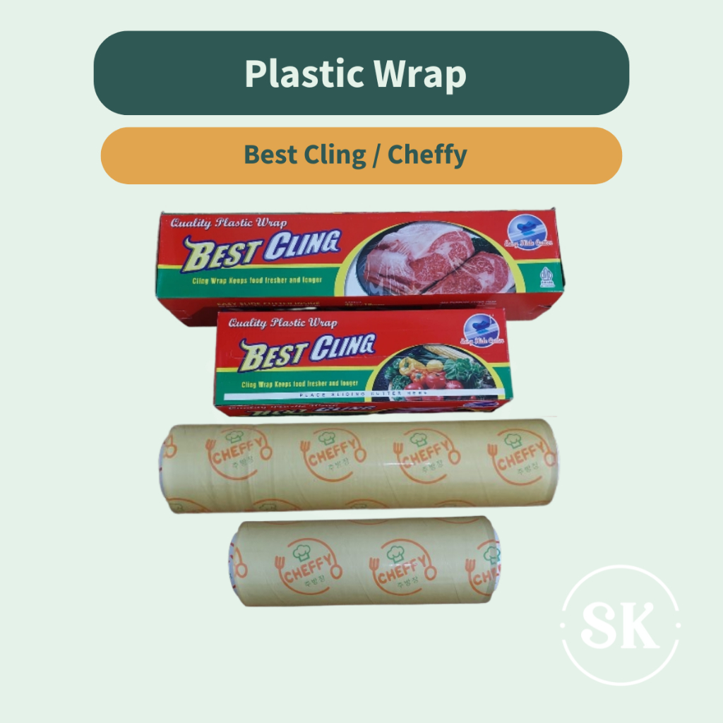 Jual Plastic Wrap Best Cling / Cheffy Ukuran 30cmx500m / 45cmx500m ...